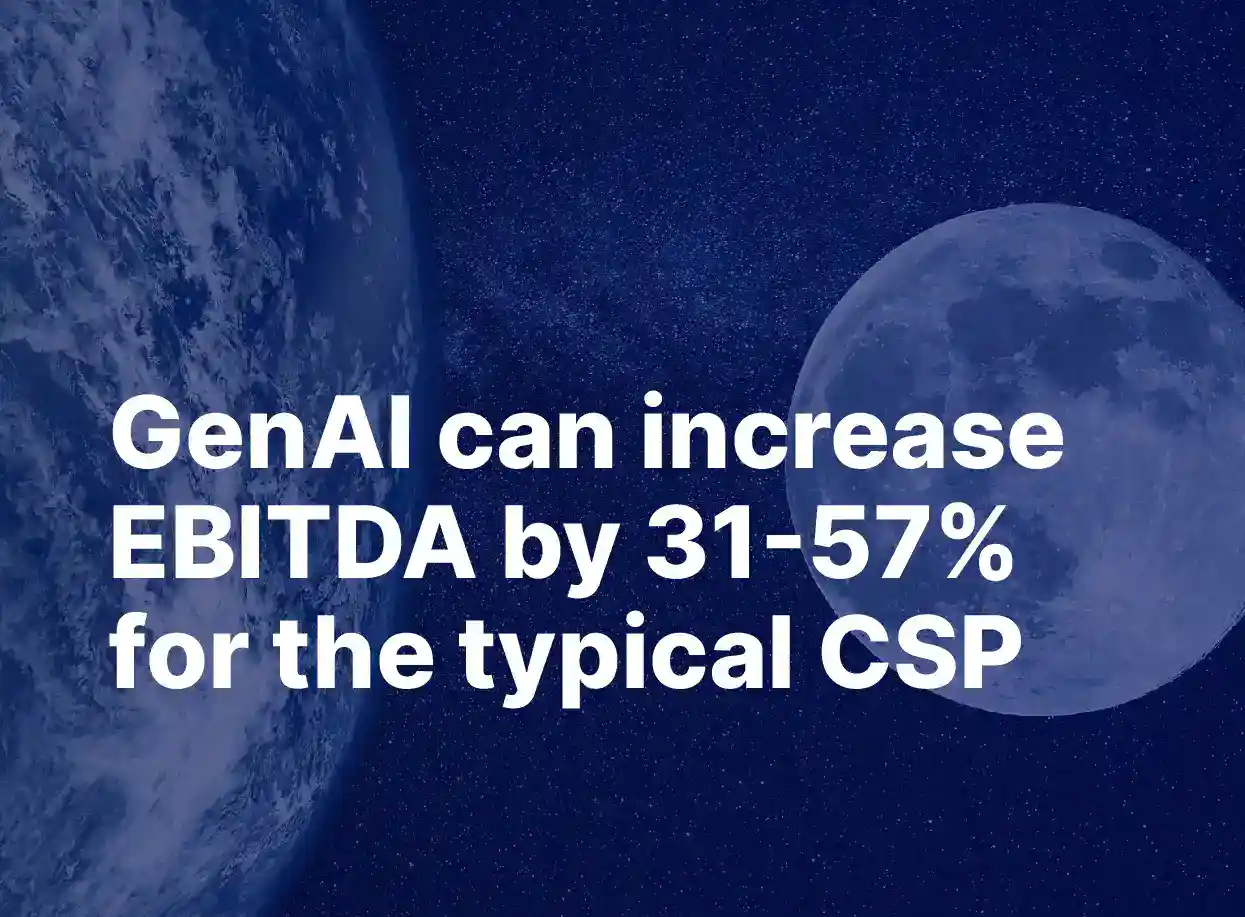 GenAI Can Increase EBITDA by 31-57% for the Typical CSP - Aria Systems